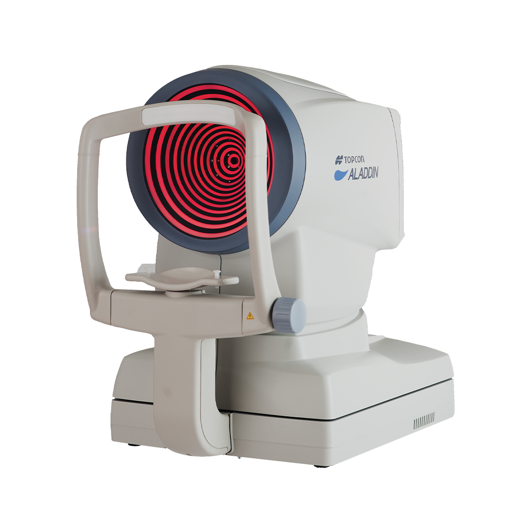 Biometro óptico con topografía corneal Topcon Aladdin – Arquimed